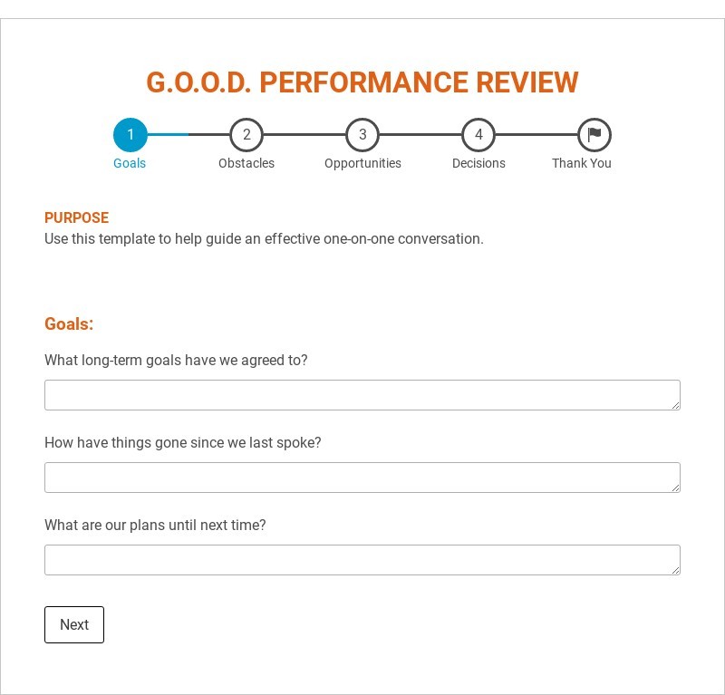 Good Performance Review
